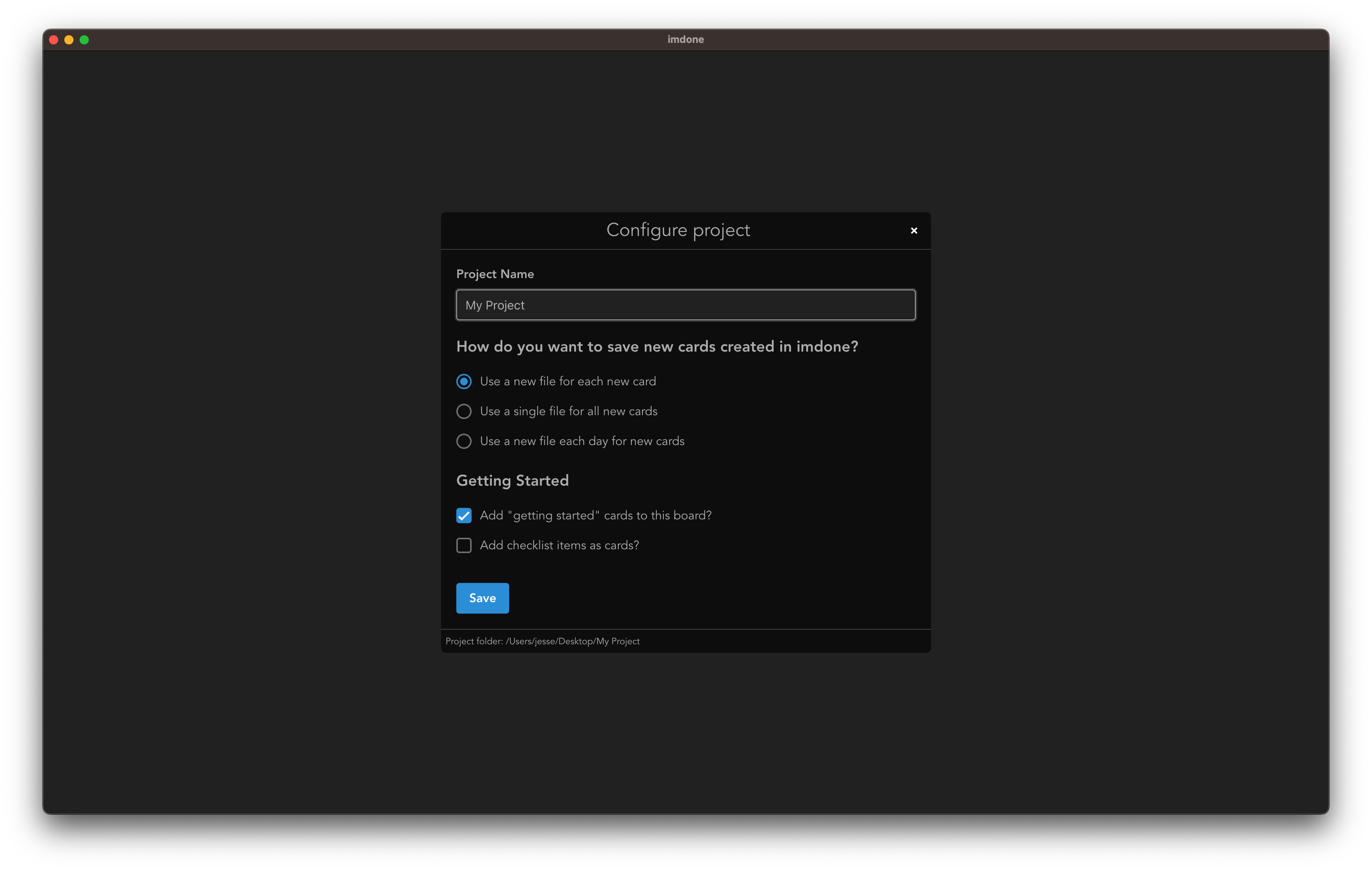 Imdone Documentation
